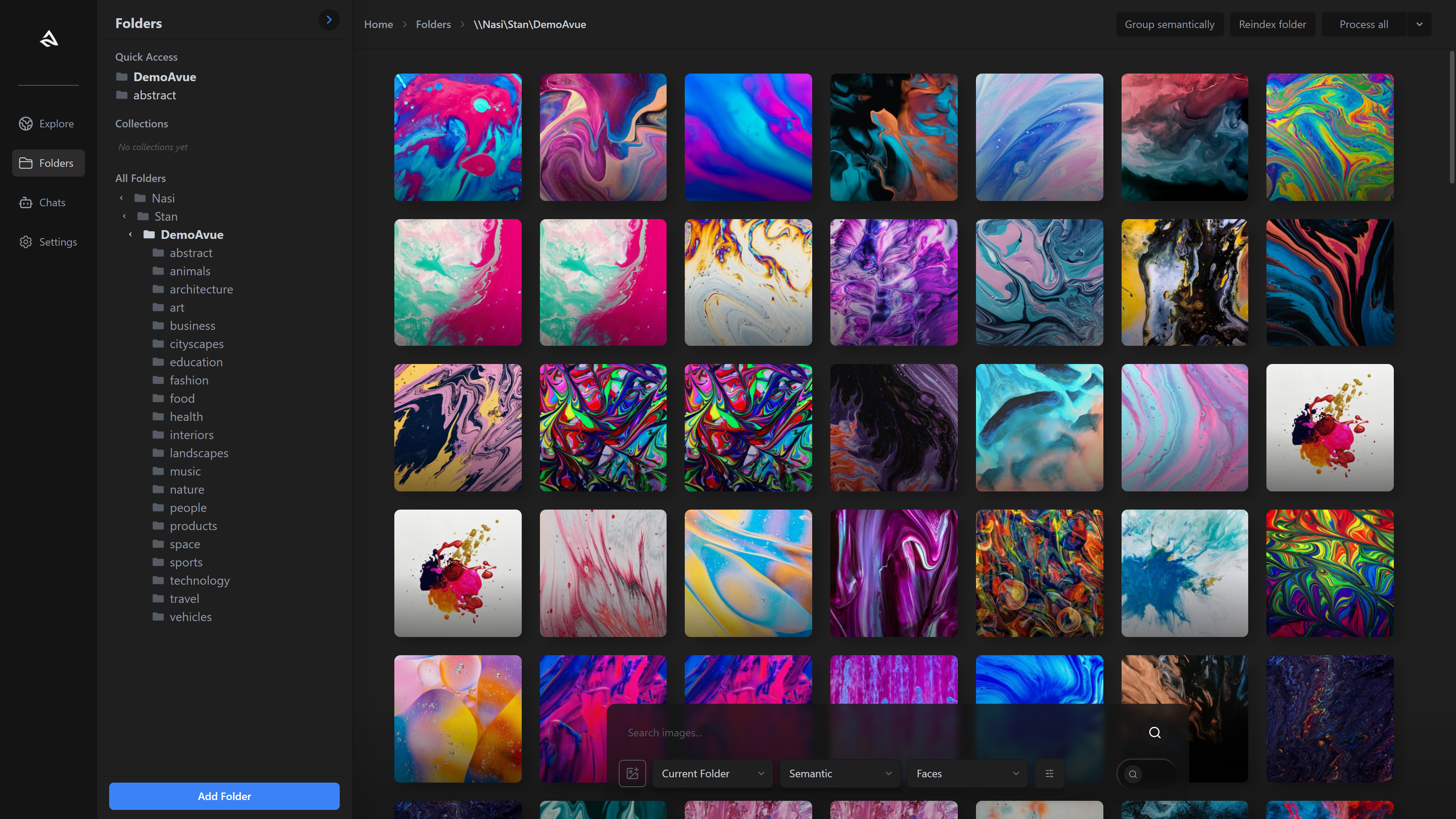 Avue - AI-powered image search demo